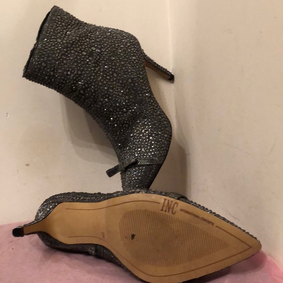 INC International Concepts | Shoes | Inc Sparkly Ankle Zip Boots | Poshmark